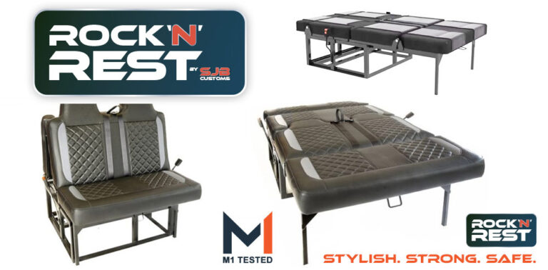 The Rock 'n' Rest Campervan Bed System from SJB Customs